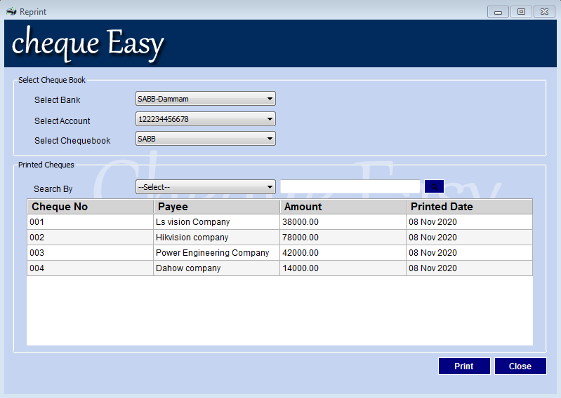 Cheque Easy Writer Software by tamimisoftware | CodeCanyon